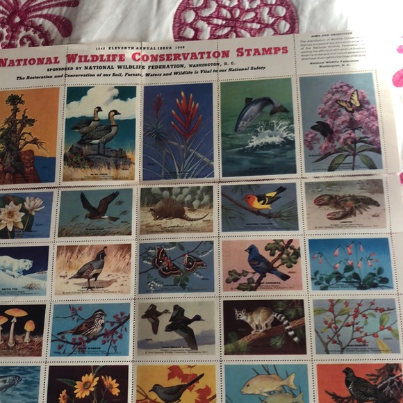 Other | Vintage National Wildlife Conservation Stamps | Poshmark
